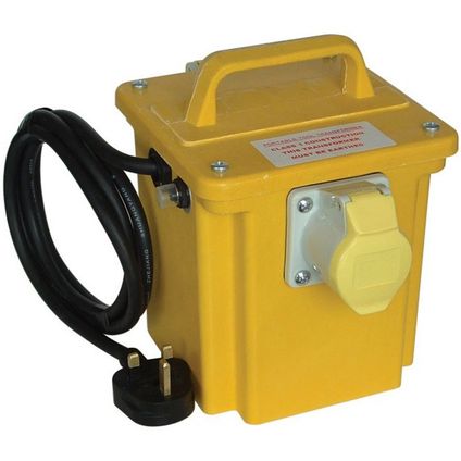 HL-TR-15 PVC Cables 1.5kVA Portable Tool Transformer, 2 Outlet, 110V ...