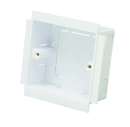 Juno 3m Single Compartment Trunking (100mm x 50mm) - White