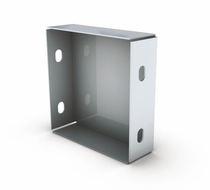 100mm x 100mm Galvanised Steel Standard Trunking [3m]