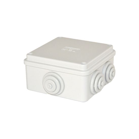 Adaptable Round Box IP65 100 x 100 x 50mm (DIA x D) with Stepped Glands