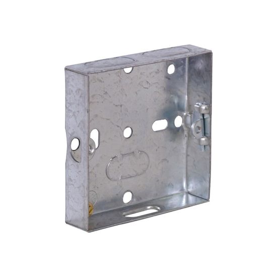 16mm 1 Gang Flush Metal Switch Box