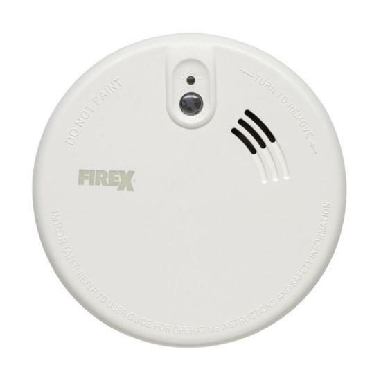 Firex Mains Powered Optical Smoke Alarm with Back-Up Battery