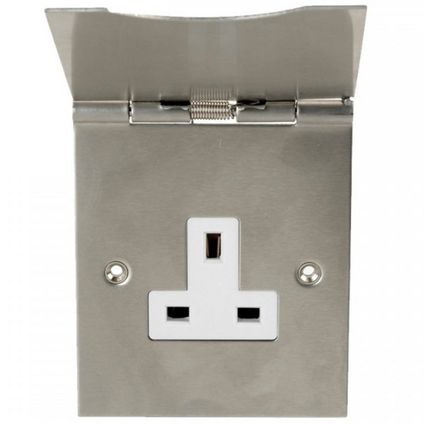 SF131S Niglon 13A 1 Gang Floor Socket with Hinged Face Plate | YESSS ...
