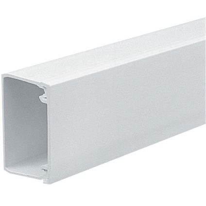MMT4WH Marshall Tufflex Trunking Profile, 38mm x 25mm, 3m, PVC, White ...