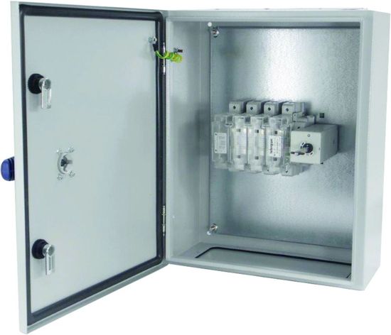 IP65 400A (AC-23) 3P + Sw. Neutral (4th Pole) Sheet Steel Enclosed ...