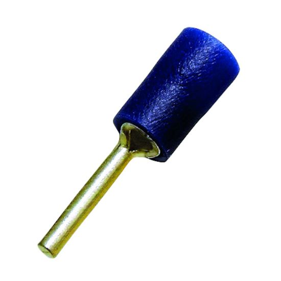 Crimp Terminal Pin (12.0mm) - Blue [Pack of 100]