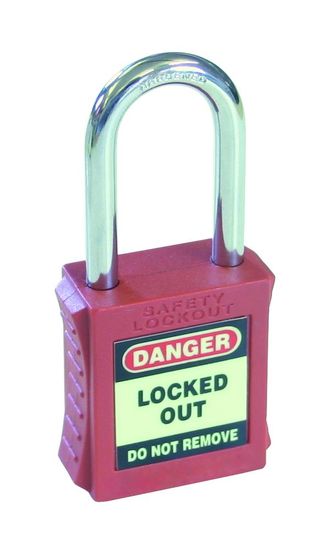Safety Lockout Padlocks - Red (each)
