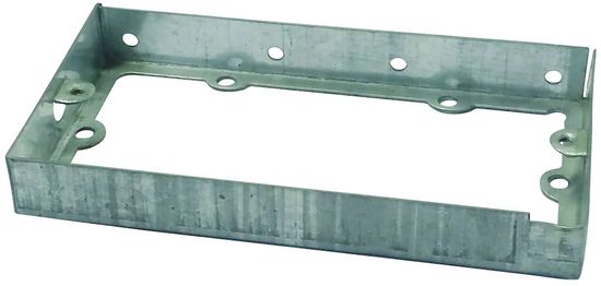 2 Gang Metal Switch & Socket Extension Box (16mm)