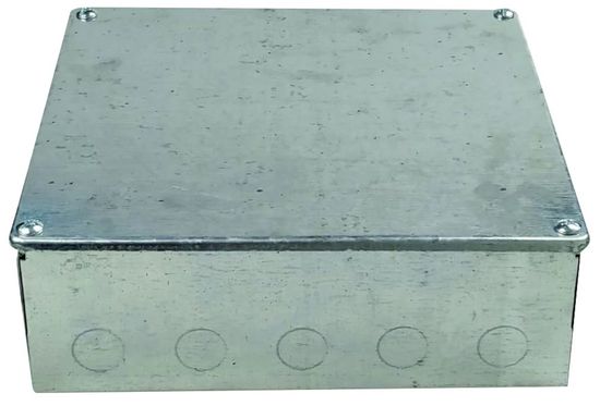 Metal Adaptable Box with Knockouts (9" x 9" x 3")