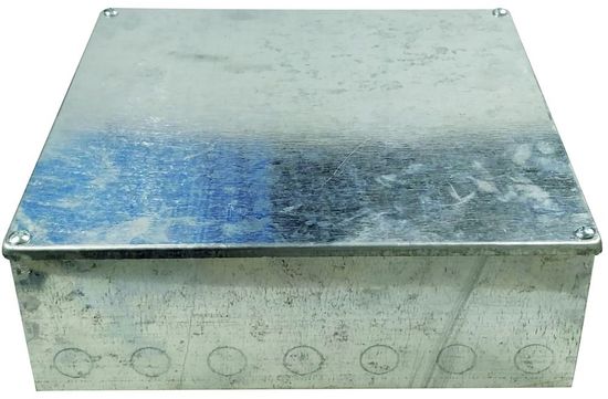 Metal Adaptable Box with Knockouts (12" x 12" x 4")