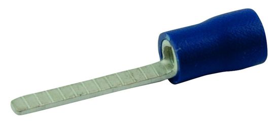 Crimp Terminal Blade (18.4x2.3mm) - Blue [Pack of 100]