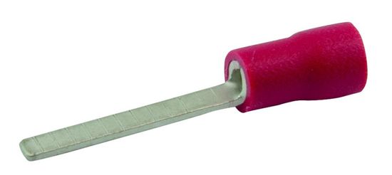 Crimp Terminal Blade (18.4x2.3mm) - Red [Pack of 100]