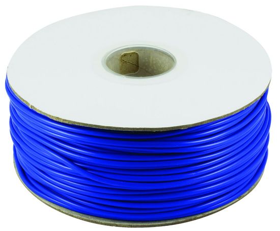 3mm PVC Earth Sleeving - Blue - 100m