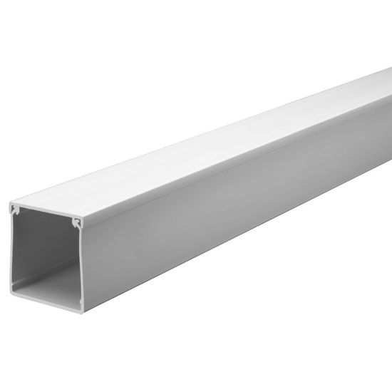 50mm x 50mm Midi Trunking - White [3m]