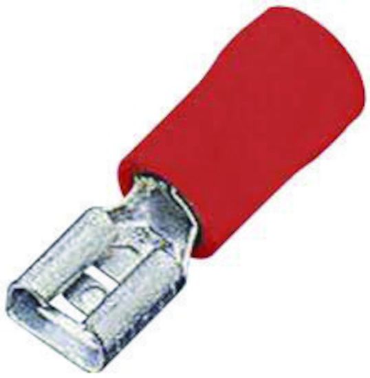 Crimp Terminal Female Spade (2.8mm) - Red [Pack of 100]