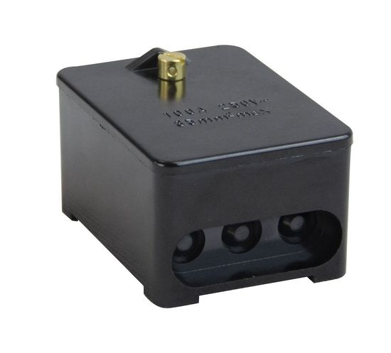 Single Pole Connector Block 100A 5x35mm (Single Height Case)