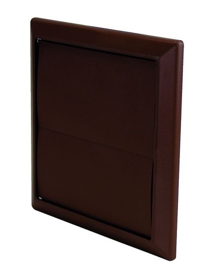 System 100 Rigid Duct Outlet with Gravity Flaps 9100mm) - Brown