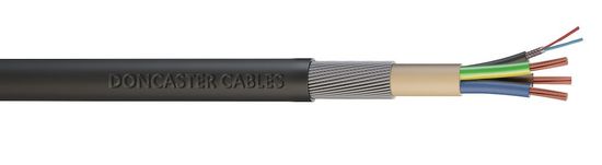 EV Ultra Cable, 6mm², 3 Core + Data, PVC, Steel Wire Armour, Black