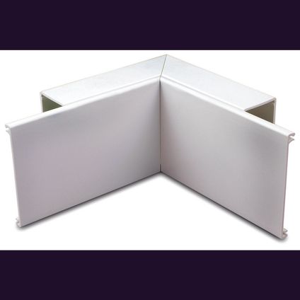 50mm x 50mm White Internal Bend