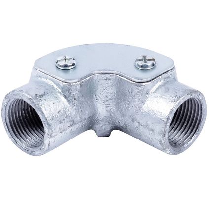 IE25G Niglon 25mm Galvanised Steel Inspection Elbow | YESSS Electrical