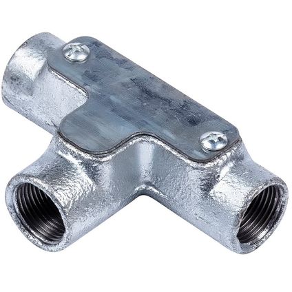 IT25G Niglon 25mm Galvanised Steel Inspection Tee | YESSS Electrical