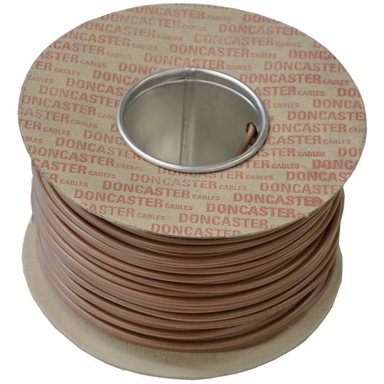 6491X Single Core Conduit Cable, 4mm², PVC, Brown (100m Drum)