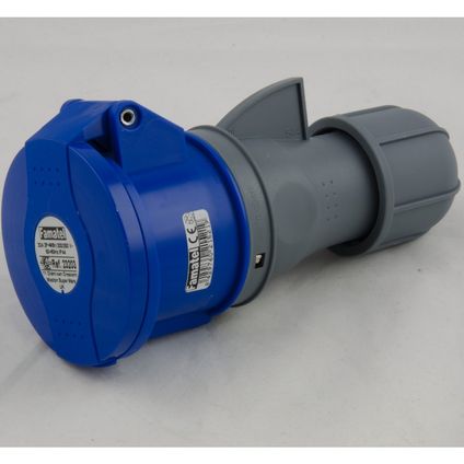 23203 Famatel Famatel 32A 2P+E 6H IP44 Connector 23203 | YESSS Electrical