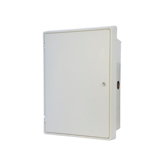 Recessed Electrical Meter Box with Meter Board and Key
